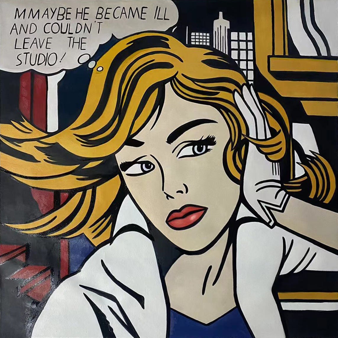 Roy Lichtenstein M Maybe