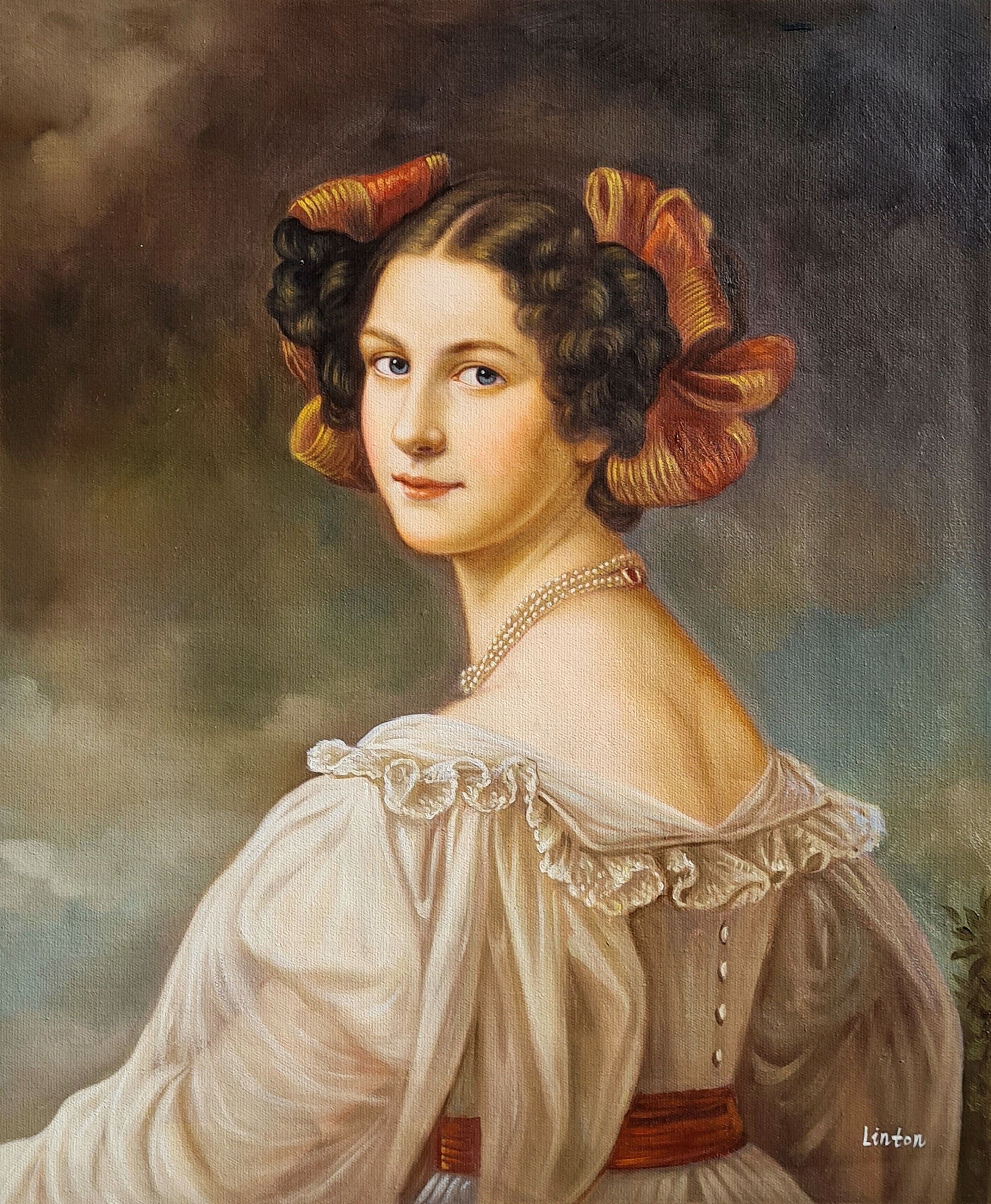 Joseph Karl Stieler Portrait of Auguste Strobl 20x24 - Etsy