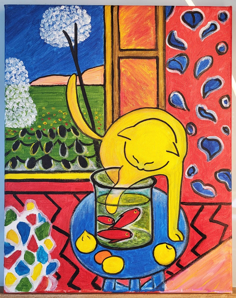 Henri Matisse - The Cat With Red Fish 40x50cm HANDMADE IN STOCK ...