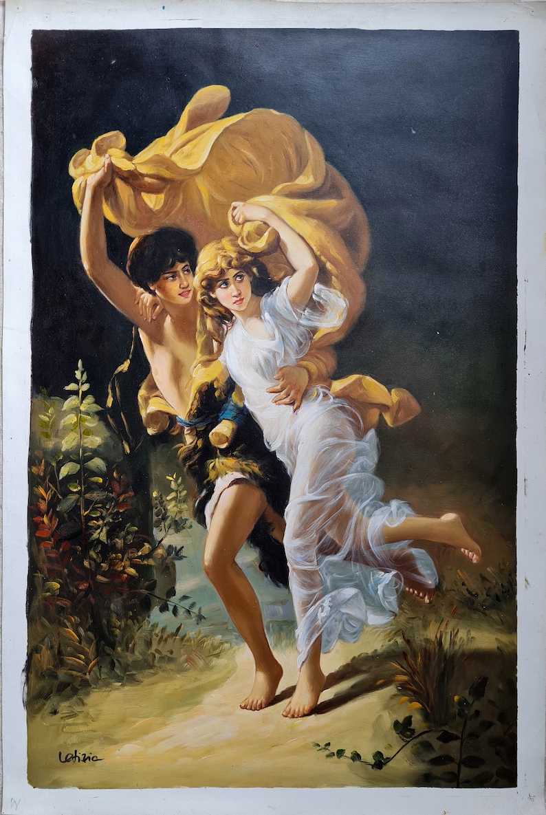 Pierre Auguste Cot - the Storm 60 X 90 Cm the Storm HANDMADE IN STOCK ...