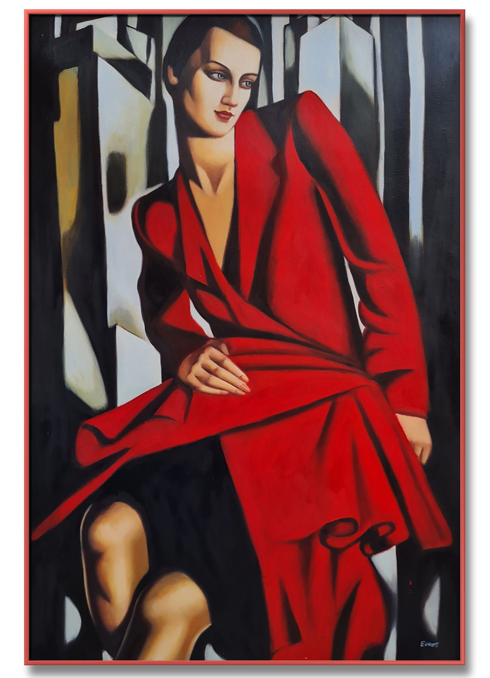 Tamara De Lempicka Portrait of Mrs. Bush 60 X 90 Cm Oil on Canvas ...