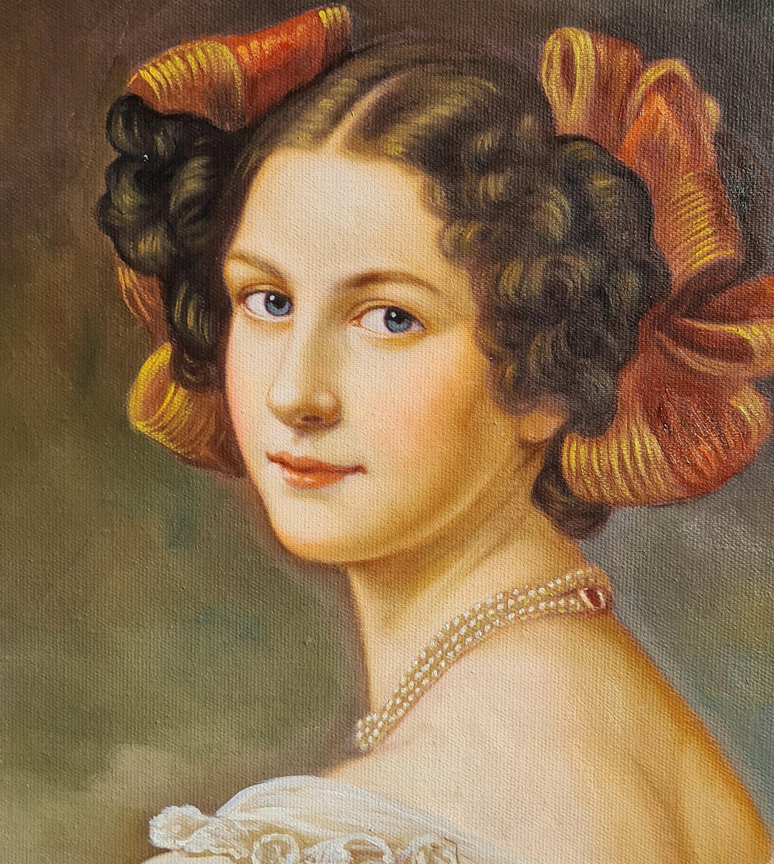 Joseph Karl Stieler Portrait of Auguste Strobl 20x24 - Etsy