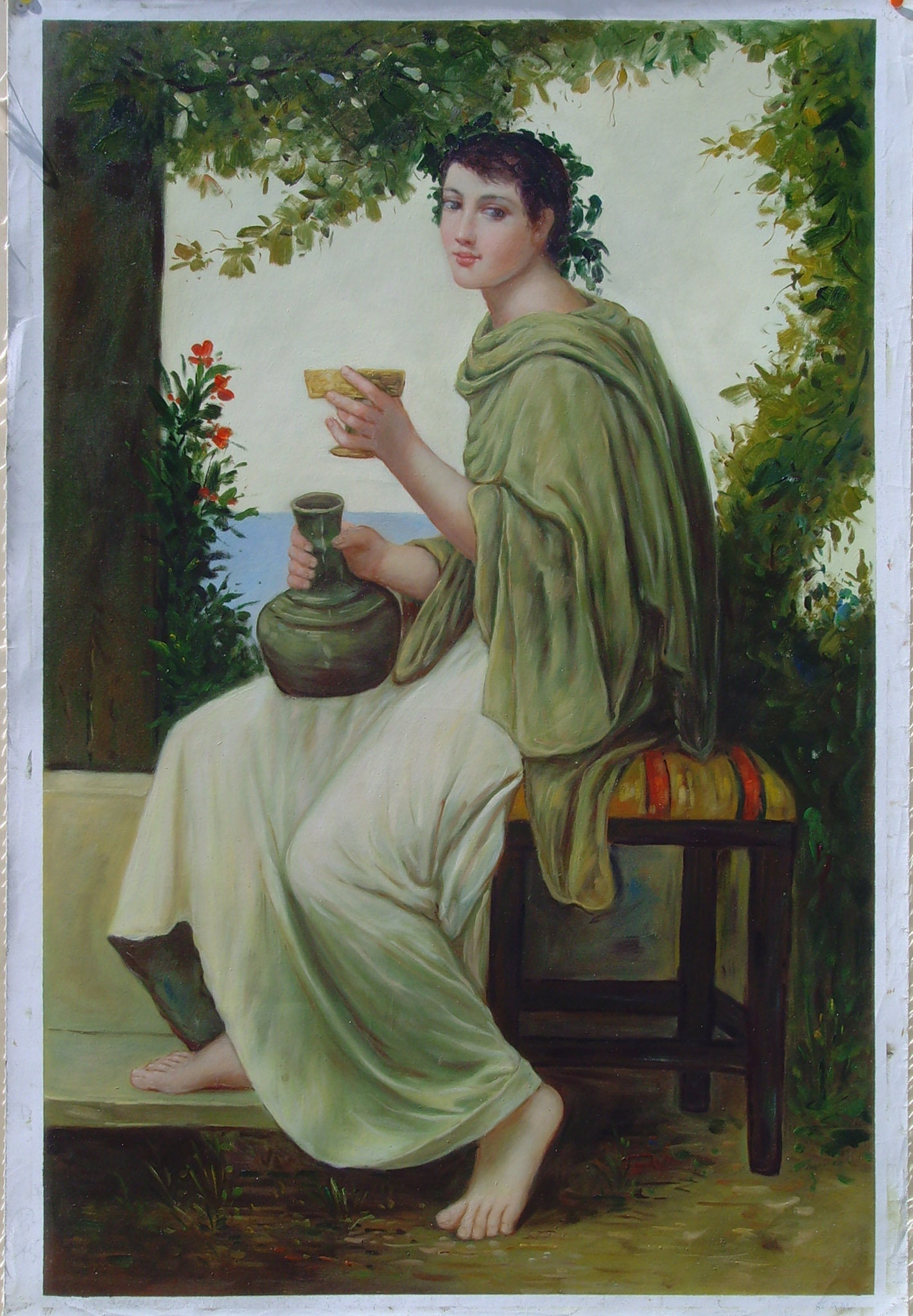 William Bouguereau Bacchante 24x36 60x90cm HANDMADE - Etsy