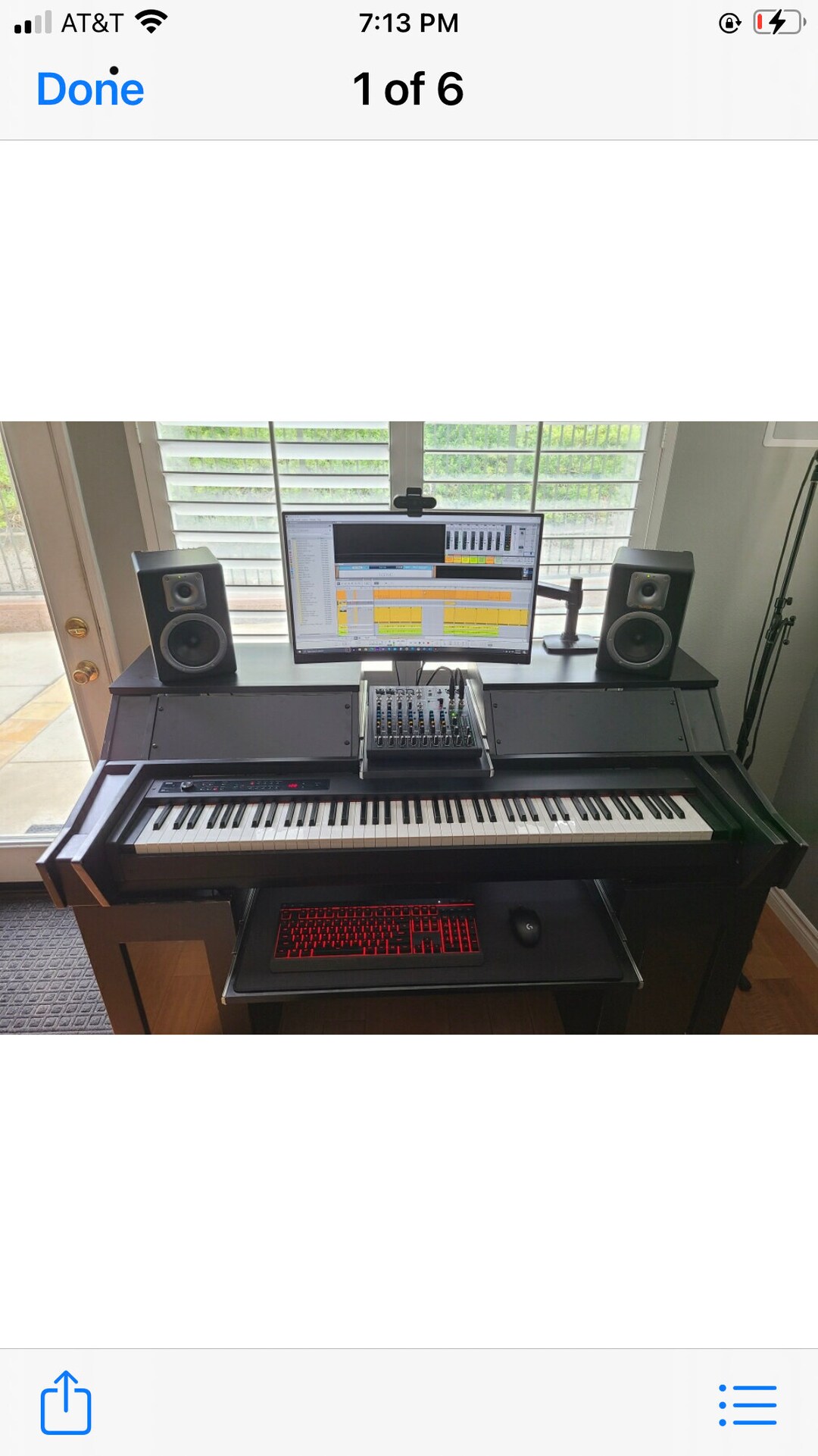 Custom Recording Studio Desk/workstation - Etsy