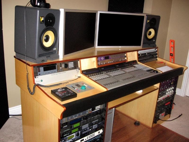 Custom Recording Studio Workstation Desk - Etsy
