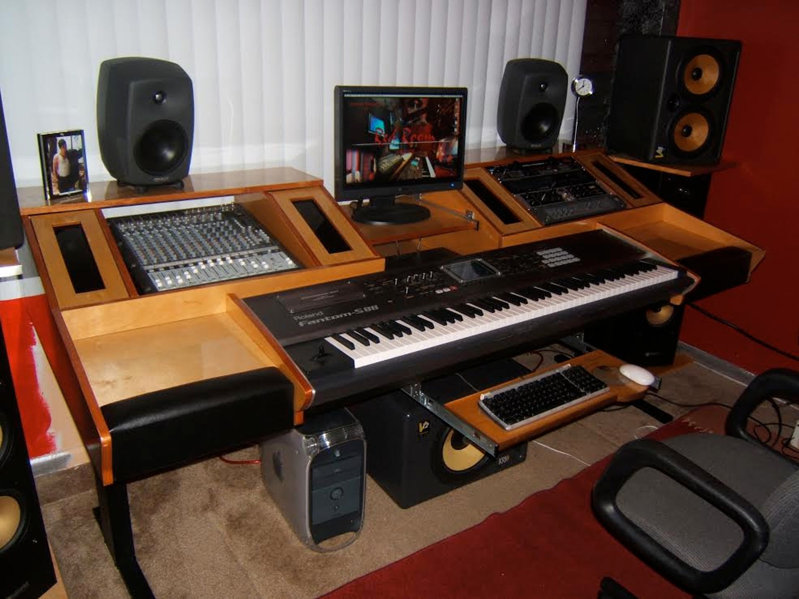 Custom Recording Studio Workstation Desk - Etsy