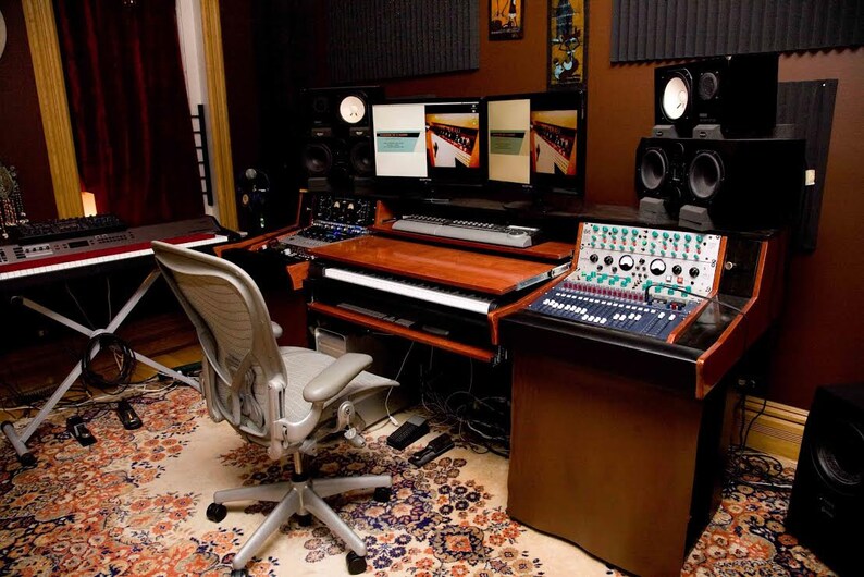 Custom Recording Studio Workstation Desk - Etsy