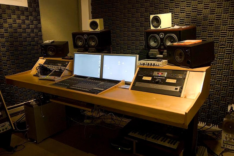 Custom Recording Studio Workstation Desk - Etsy