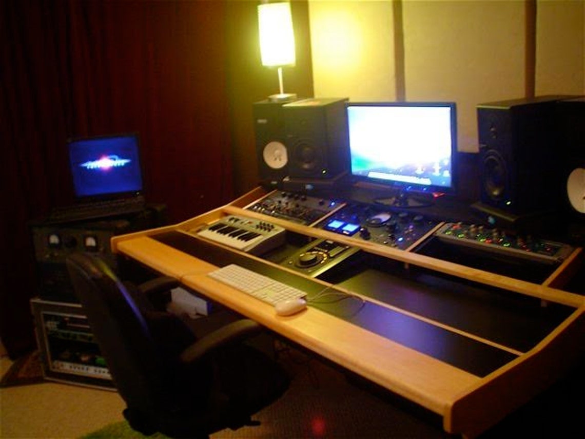 Custom Recording Studio Workstation Desk - Etsy