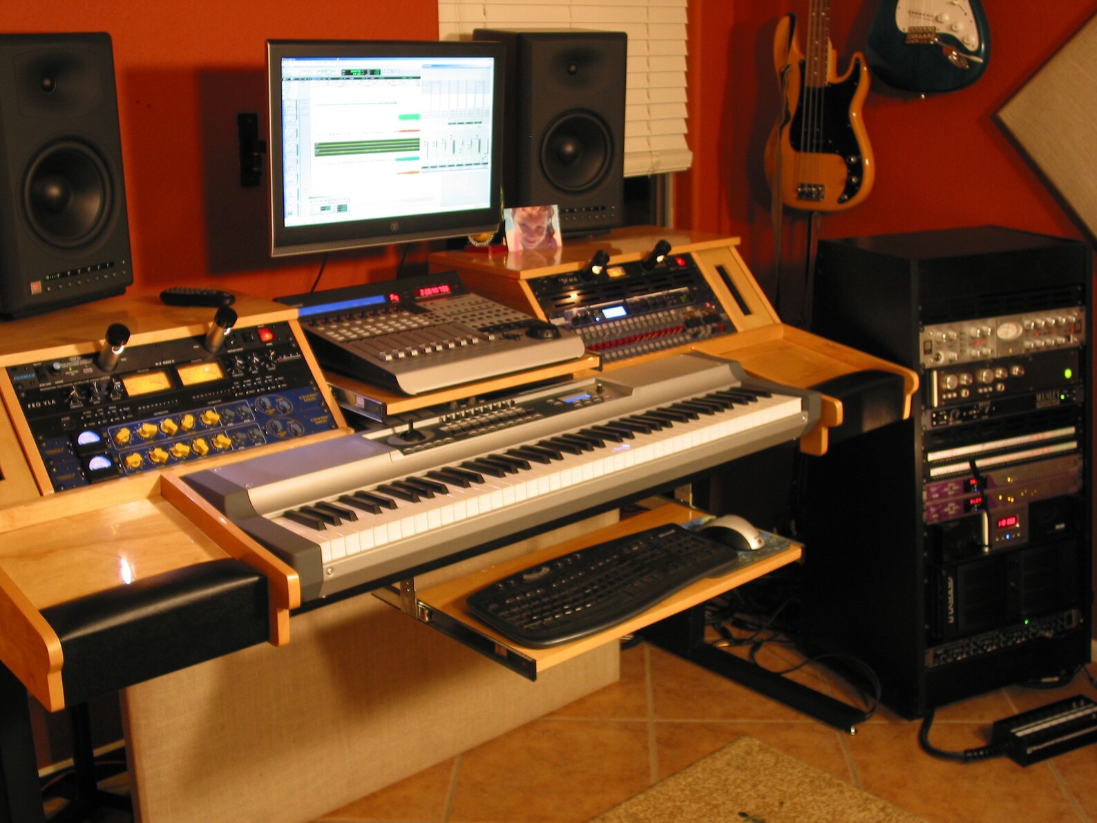 Custom Recording Studio Workstation Desk - Etsy