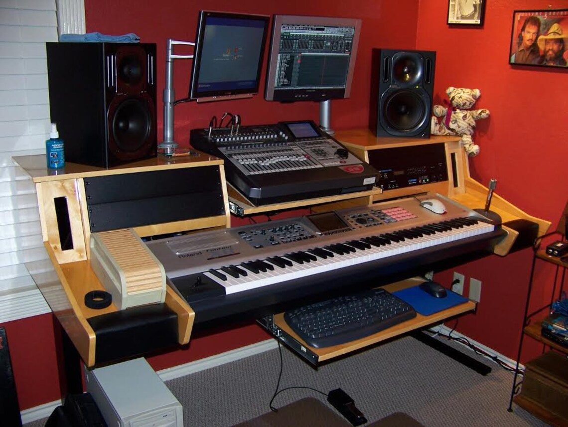 Custom Recording Studio Workstation Desk - Etsy