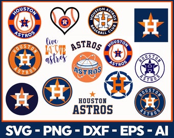 Astros silhouette | Etsy