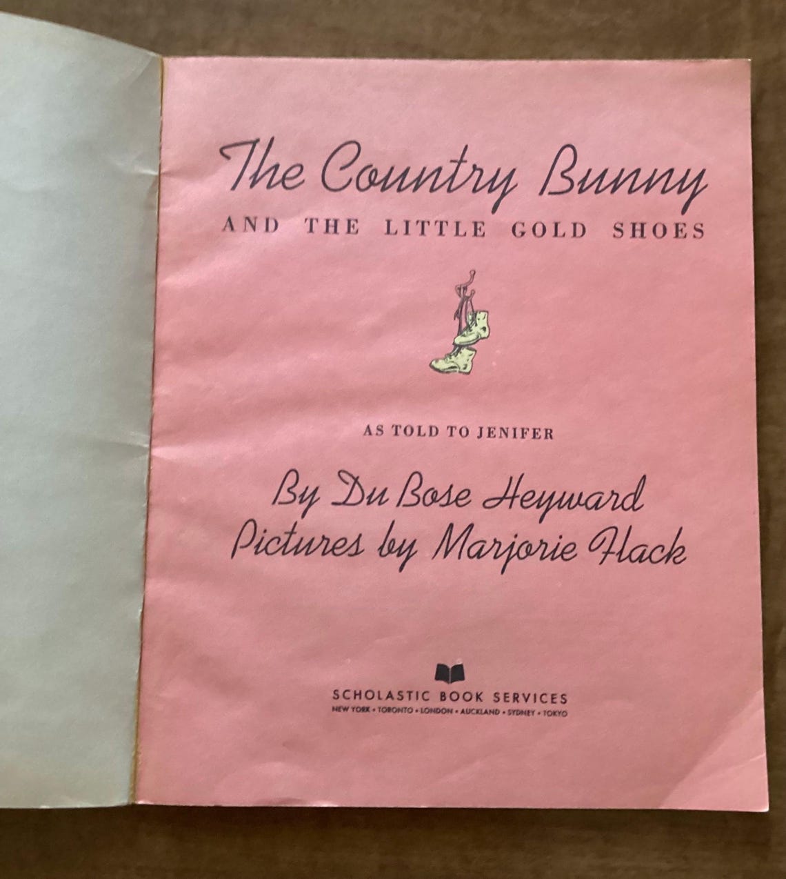The Country Bunny and the Little Gold Shoes by Du Bose Hayward Vintage ...