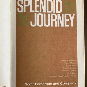 Splendid Journey, the Open Highways Readers 1968 Children’s School ...