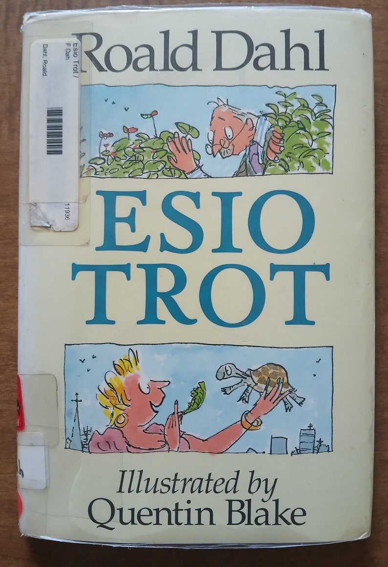 Esio Trot by Roald Dahl Vintage HC Ex-library Book 1990 - Etsy