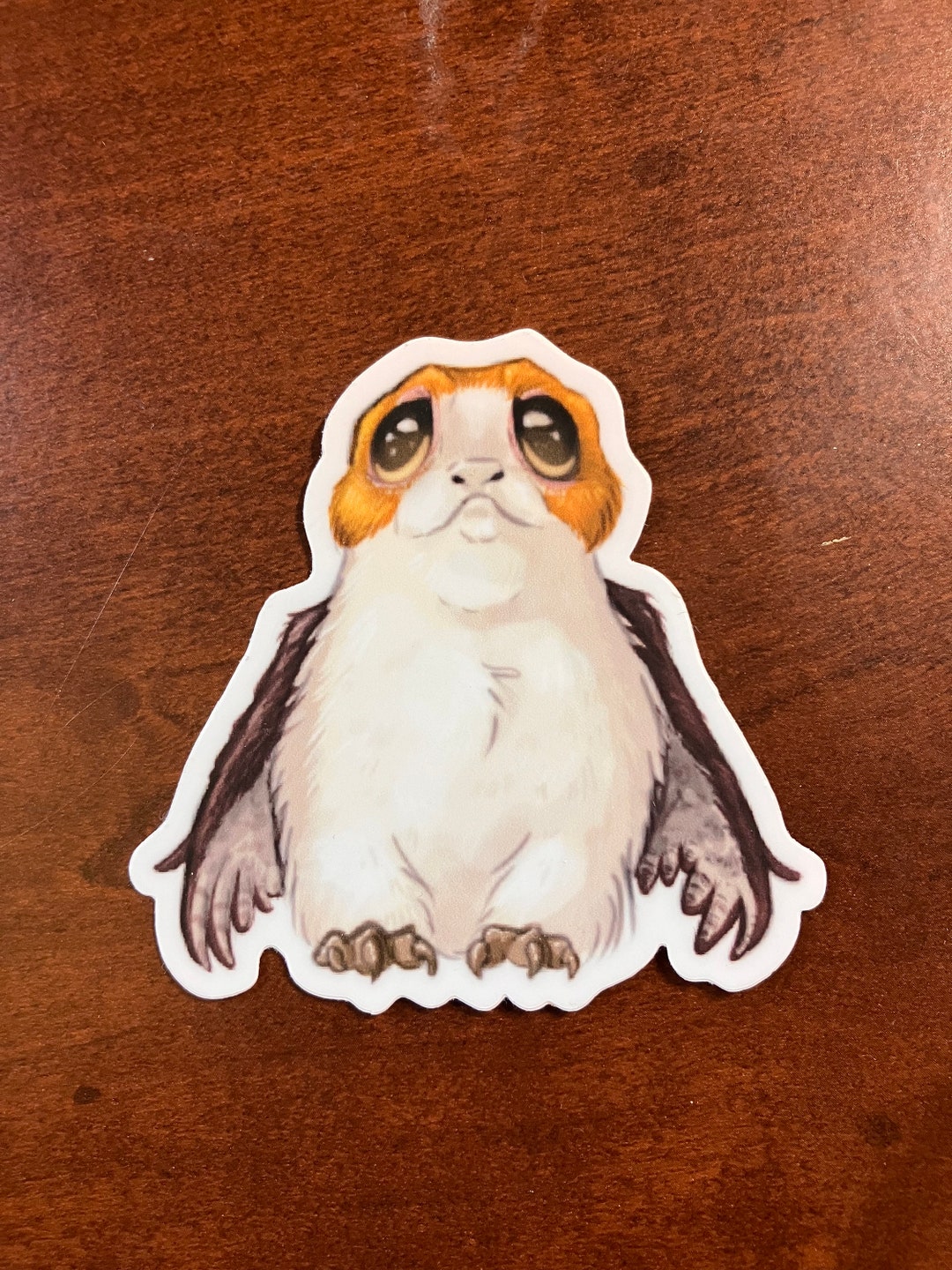 Die Cut Star Wars Porg Stickers, for Laptops, Ipads, Notebooks, and ...
