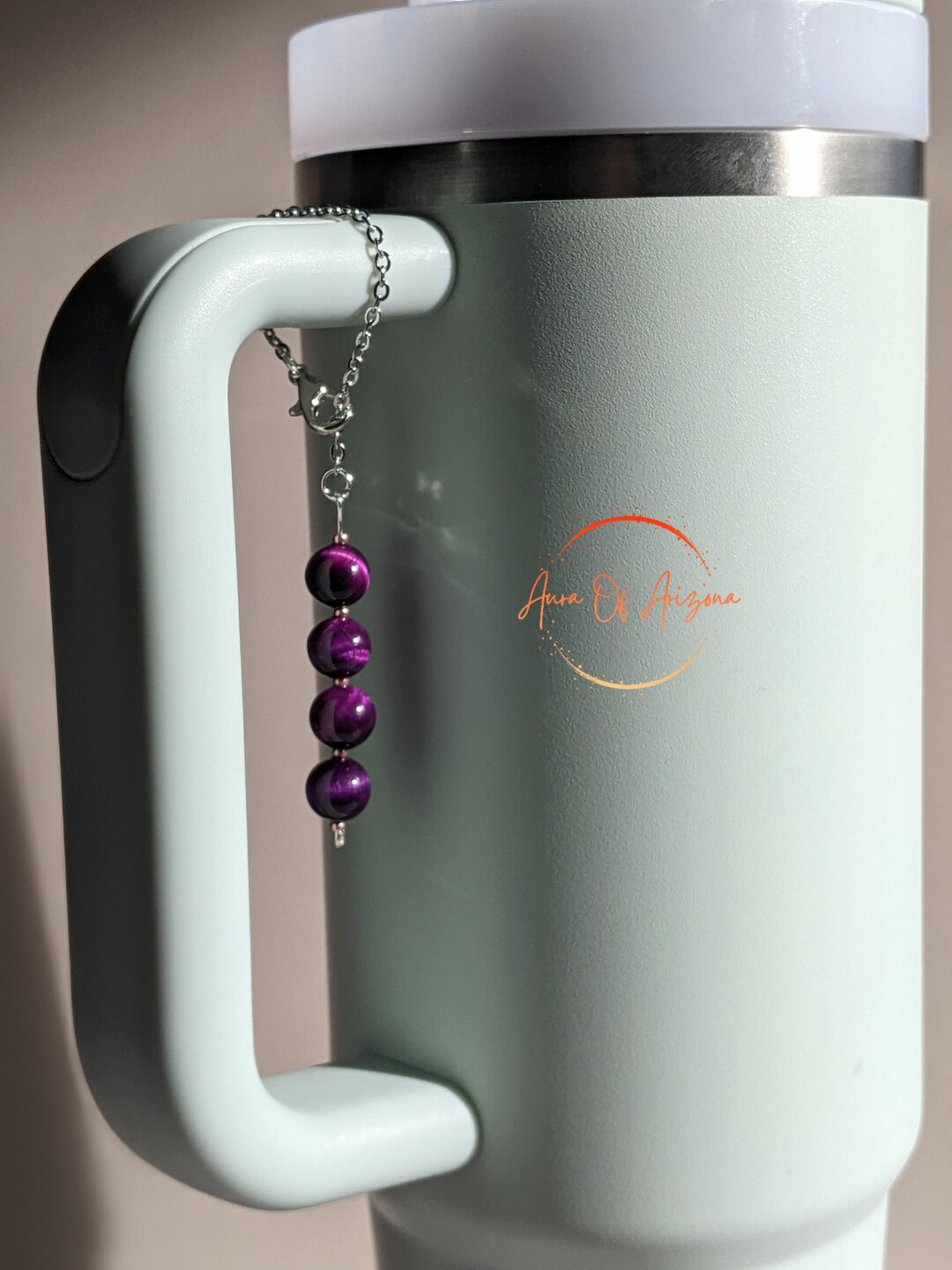Gemstone Charms for Tumblers, Water Bottle Charms, Tumbler Accessory ...