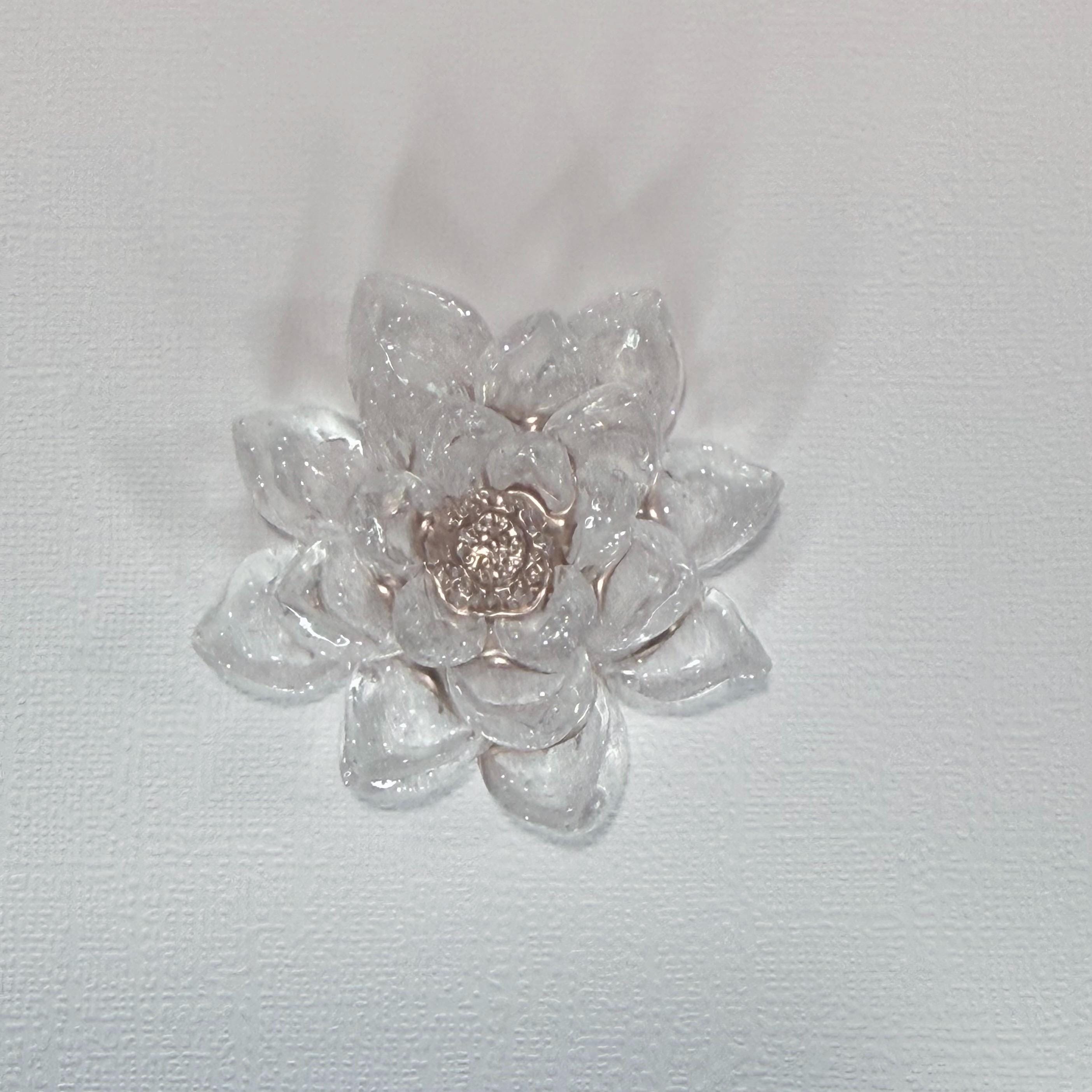 Resin Lotus Flower, Phone Accessories, Gold Phone Grip, Flower Phone ...