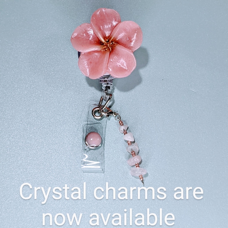 Plumeria Badge Reel, Flower Badge Reel, 3D Badge Reel, Healthcare ...