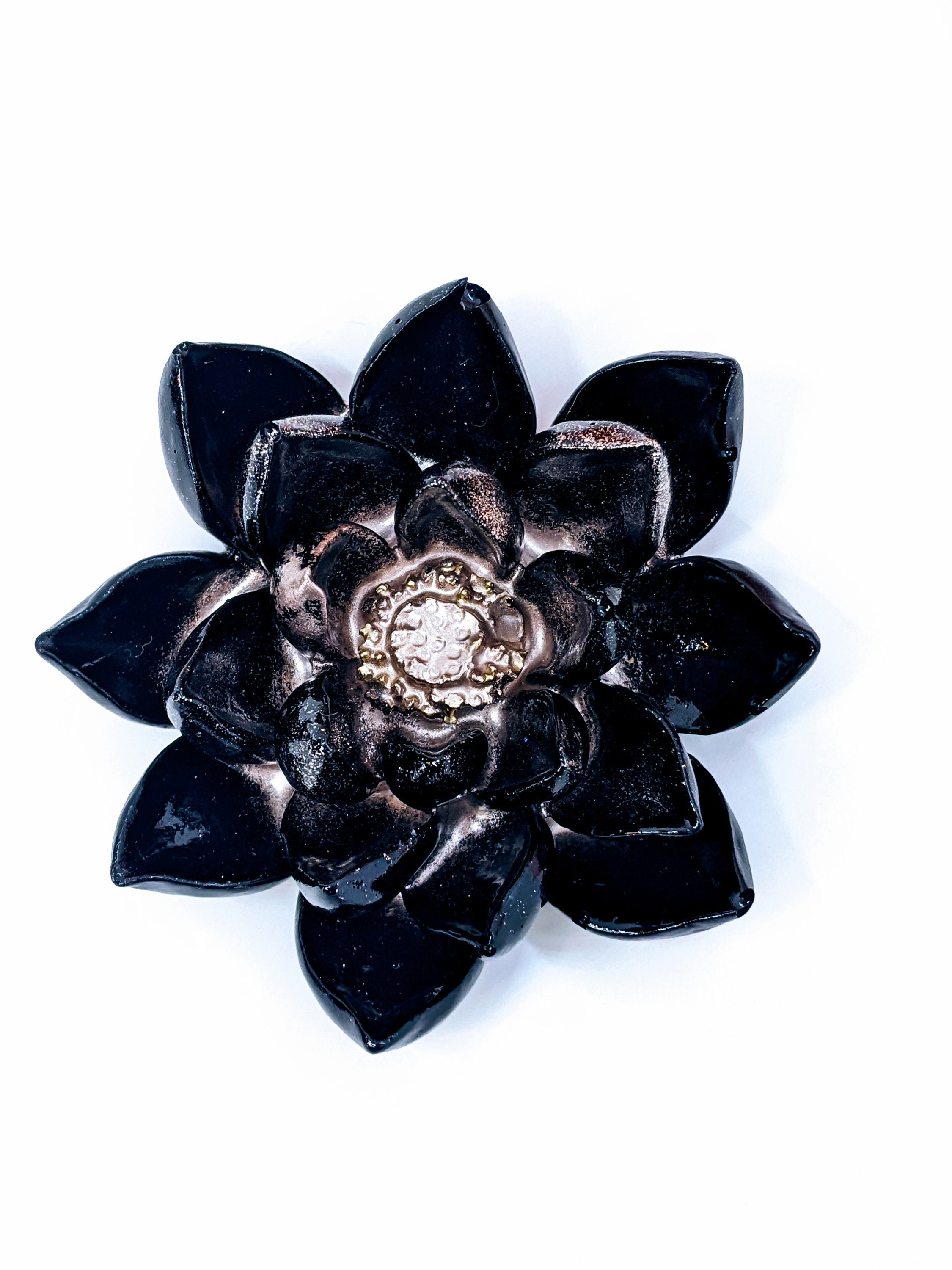 Resin Lotus Flower, Phone Accessories, Gold Phone Grip, Flower Phone ...