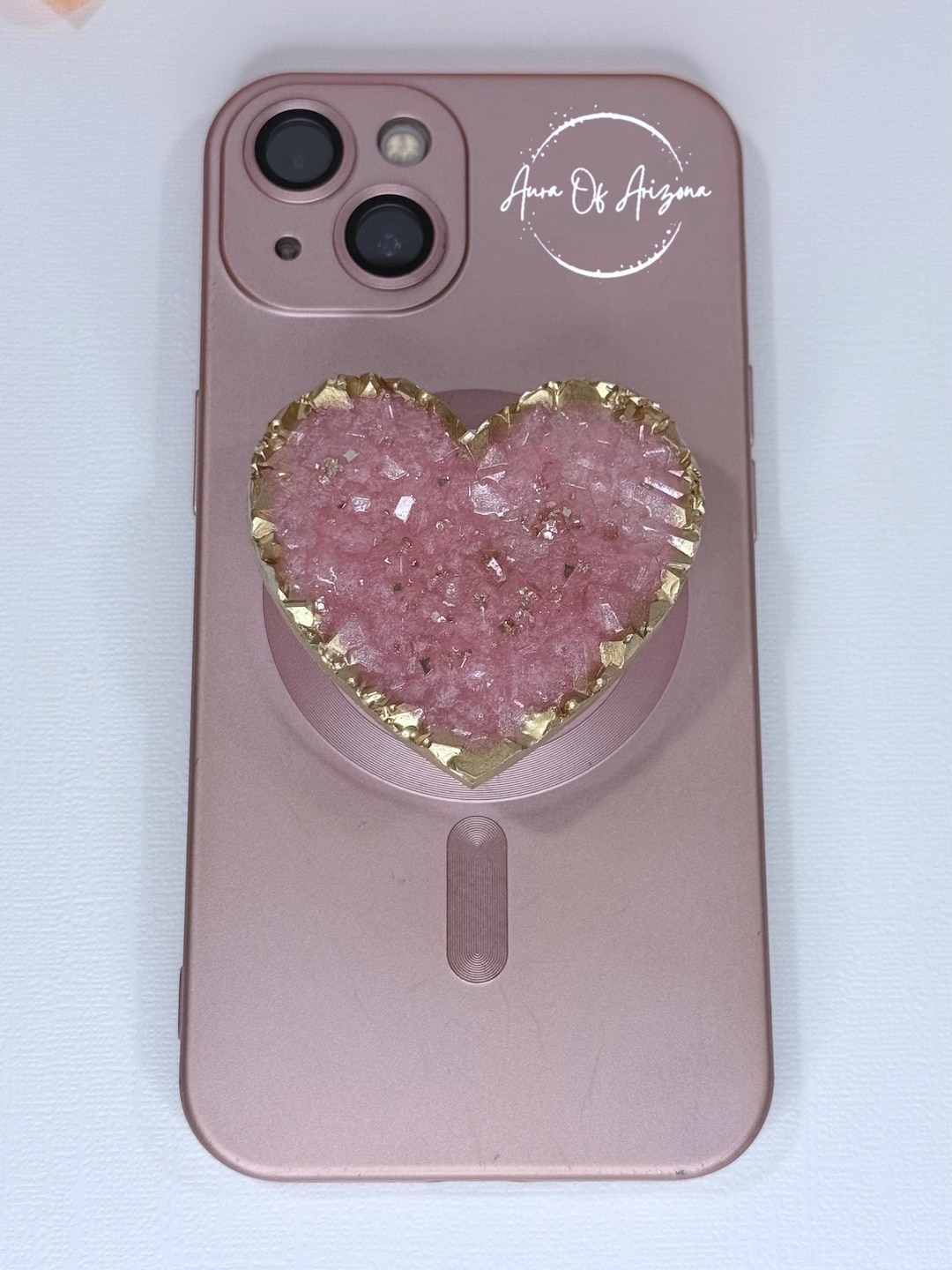 Resin Geode Phone Grip, Phone Accessories, Druzy Phone Grip, Geode ...