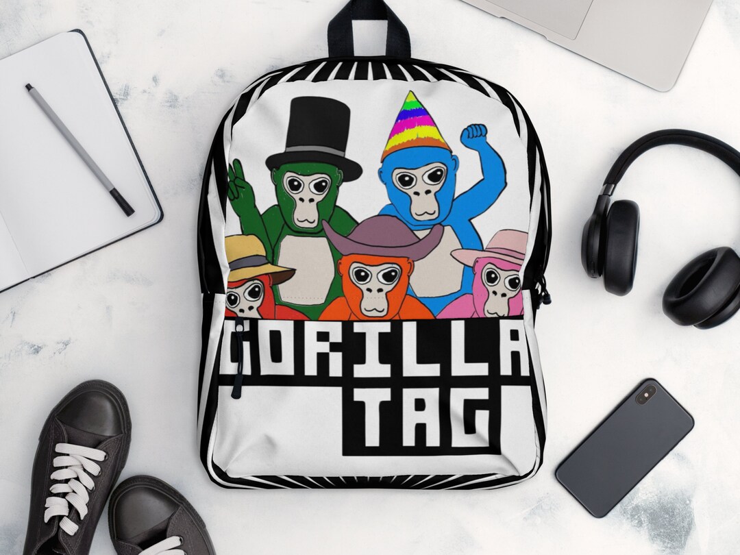Gorilla Tag Inspipred Backpack Virtual Realty VR Lovers Gift Gtag ...