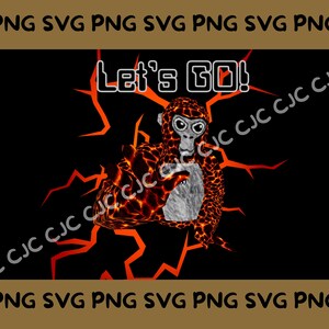 Gorilla Tag Inspired Image Gorilla Tag Game SVG, Monkey Virtual Reality ...