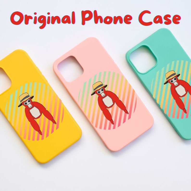 Gorilla Tag PFP, Red Monkey With Straw Hat Gamer Merch Monke Gorilla VR ...