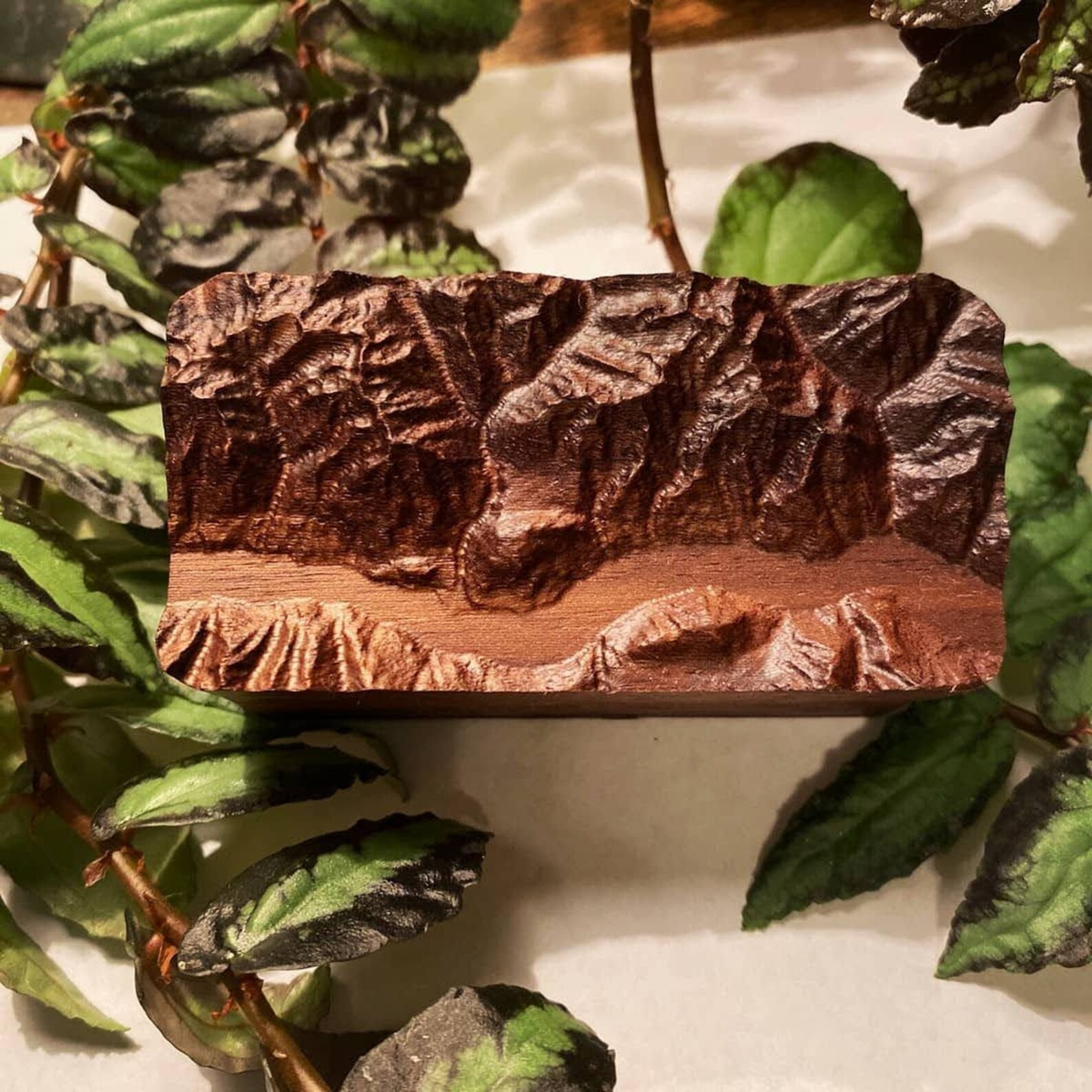 Mountain Ring Box Custom Locations Wedding Ring Box - Etsy