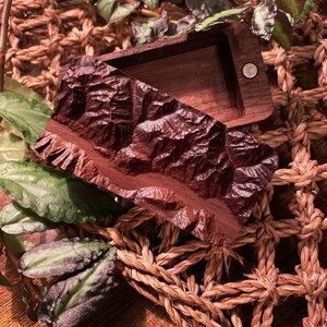 Mountain Ring Box Custom Locations Wedding Ring Box Engagement Ring Box ...