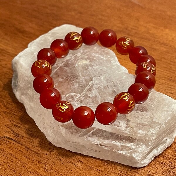 Carnelian Bracelet - Etsy
