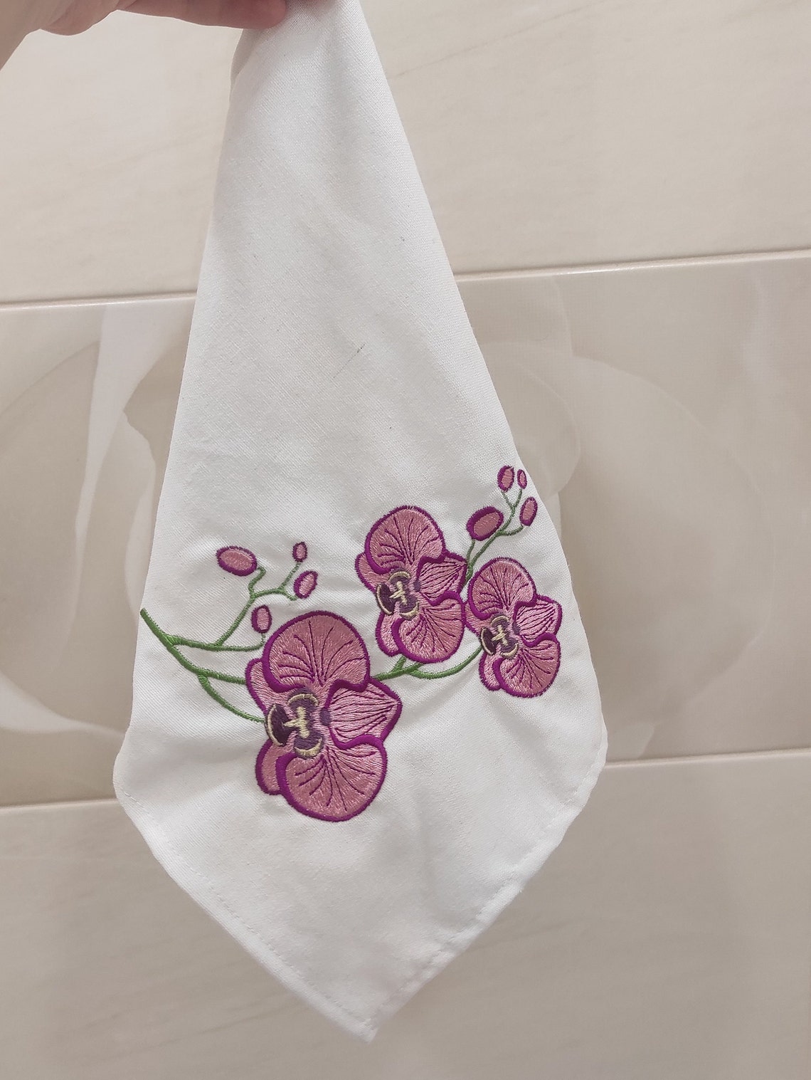 Orchids, Flowers, Machine Embroidery Design, 4 Sizes, 10 Formats ...