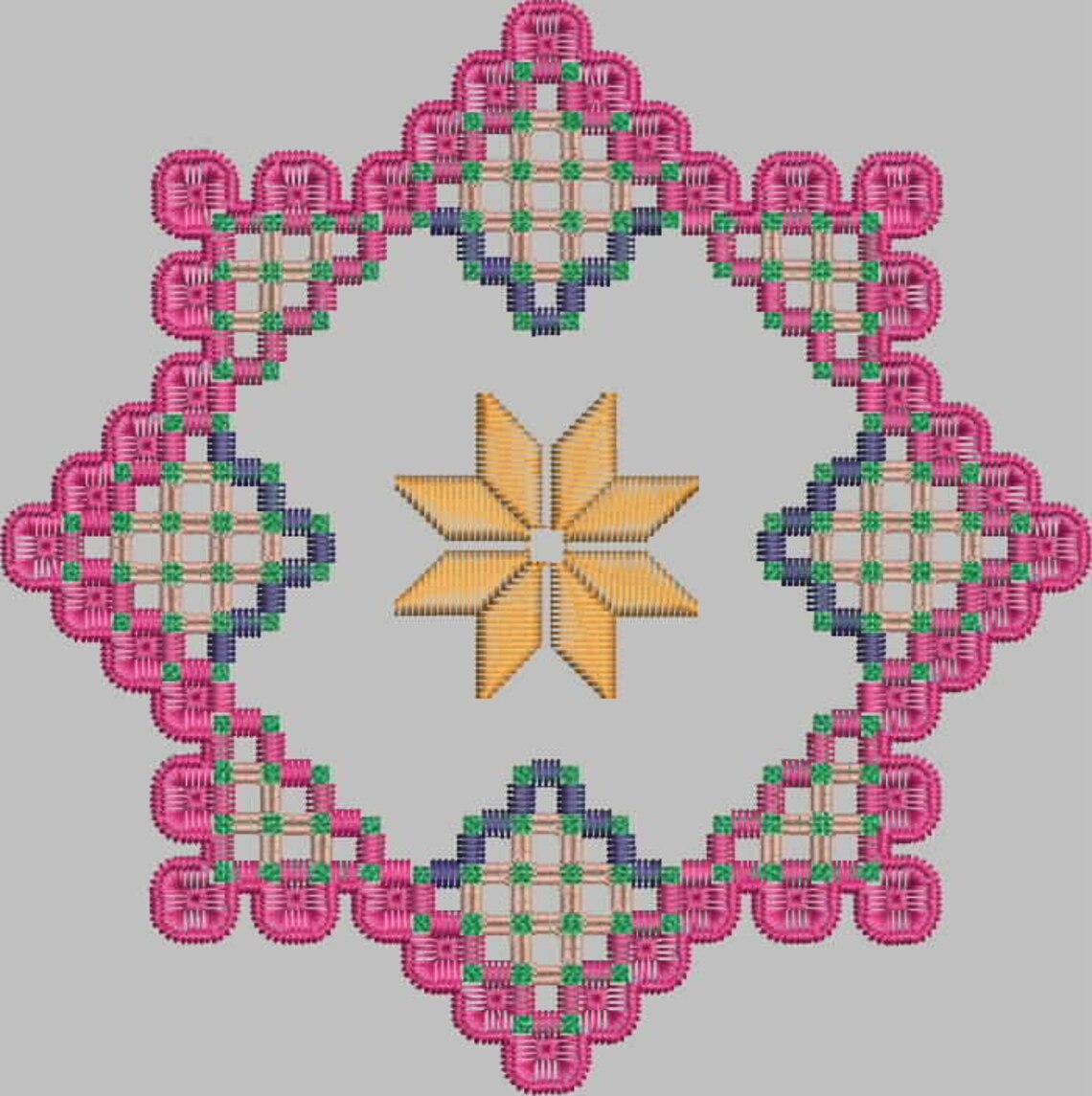 Square Napkin, Doily Hardanger Machine Embroidery Design, Hardanger ...