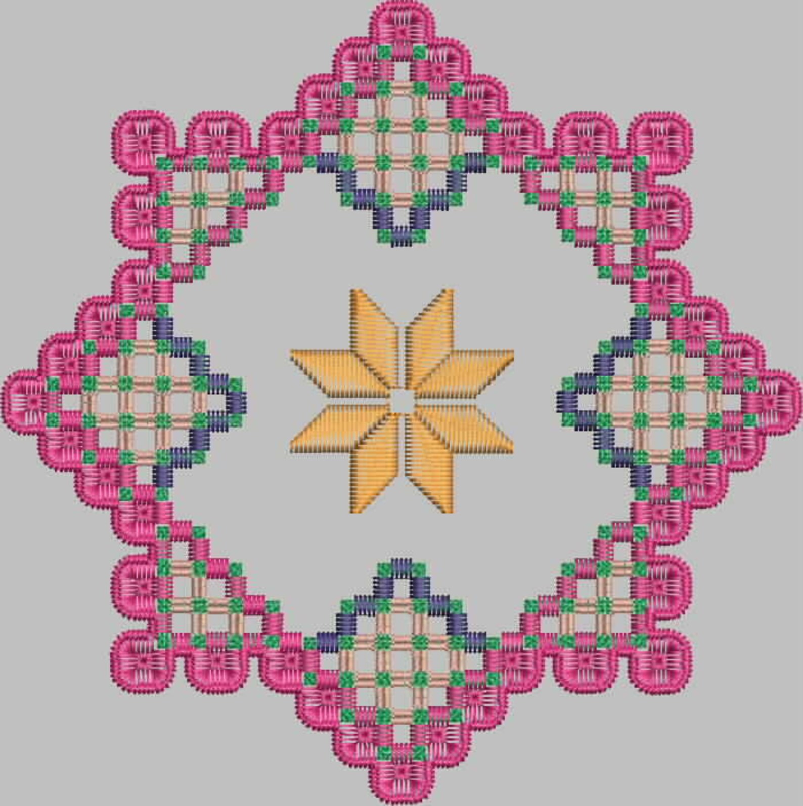 Square Napkin, Doily Hardanger Machine Embroidery Design, Hardanger ...