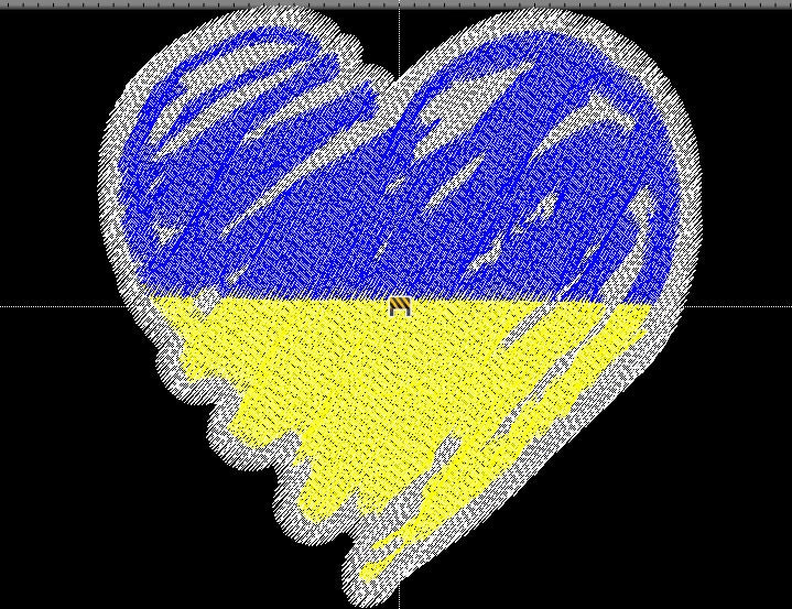 Ukrainian Heart Machine Embroidery Design - Etsy