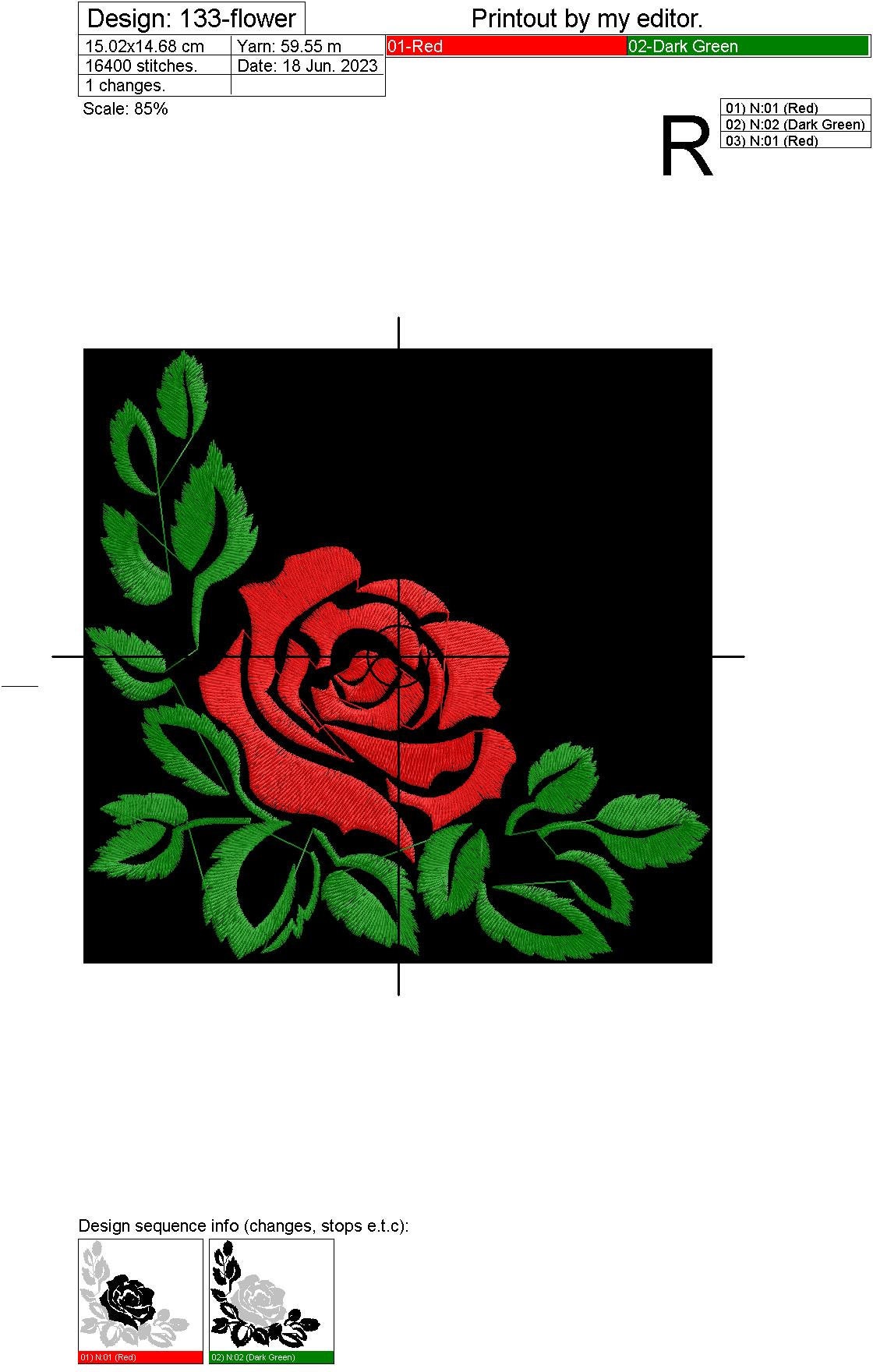 Flowers, Rose, Machine Embroidery Design, 10 Formats. Instant Download ...