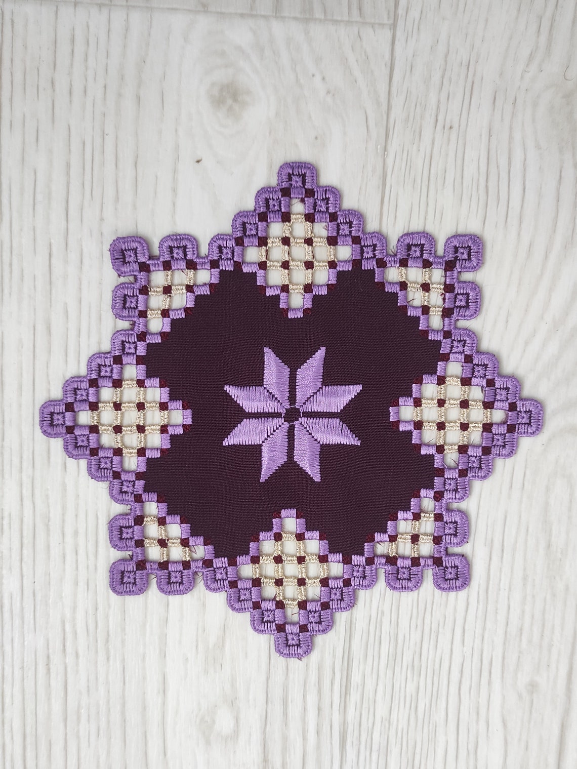 Square Napkin, Doily Hardanger Machine Embroidery Design, Hardanger ...