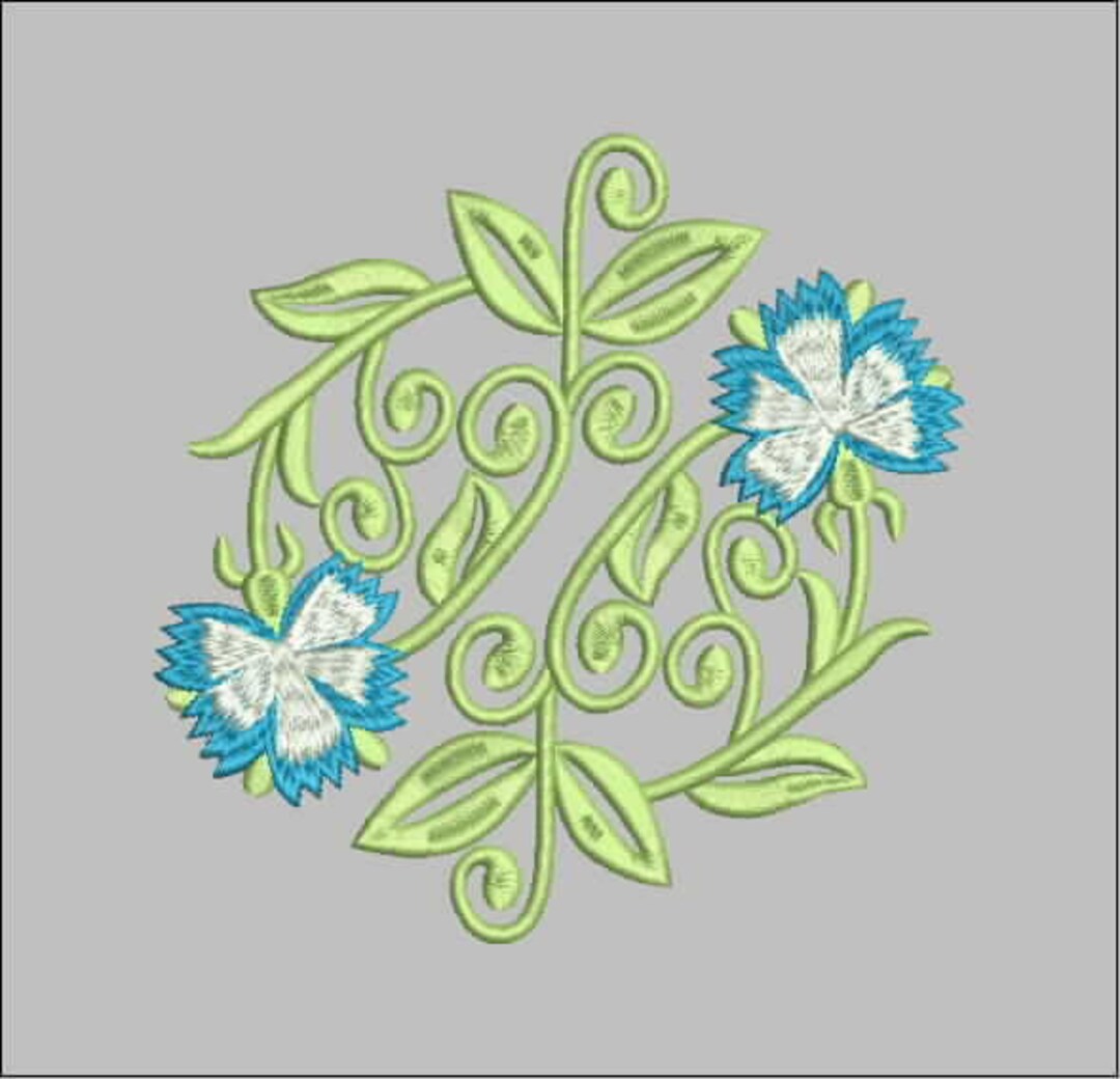 Flower, Machine Embroidery Design - Etsy