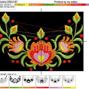 Flowers, Embroidered Shirt, Machine Embroidery Design, 9 Formats ...