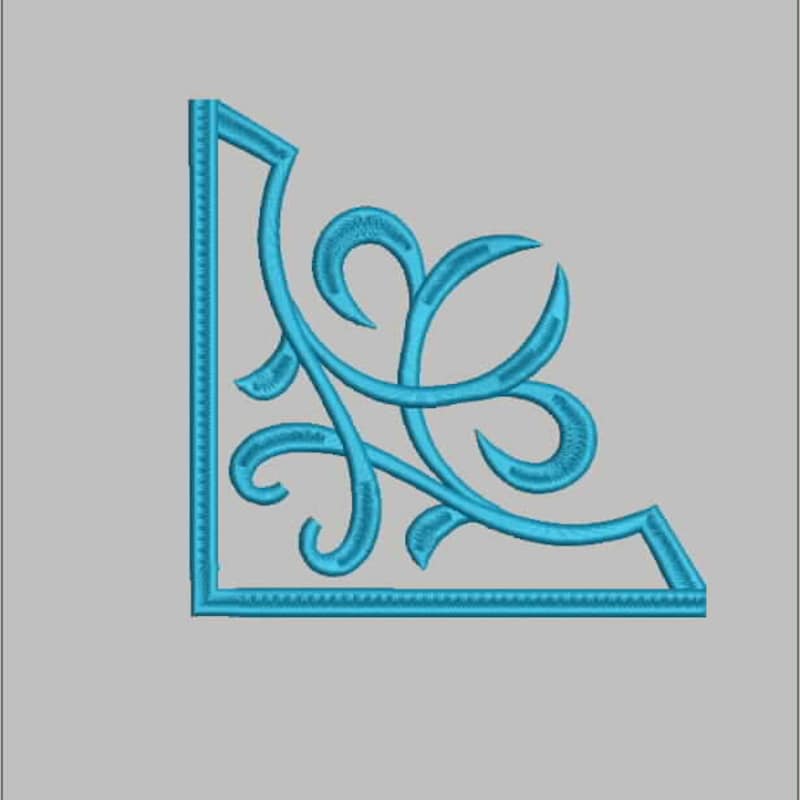 Corner Embroidery Designs - Etsy