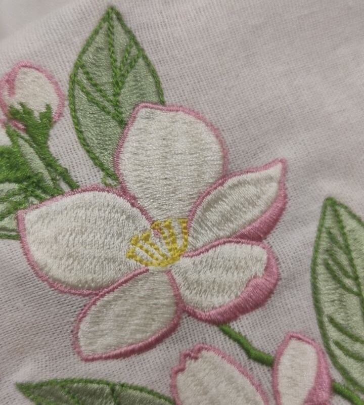 Apple Blossom, Flowers, Machine Embroidery Design - Etsy
