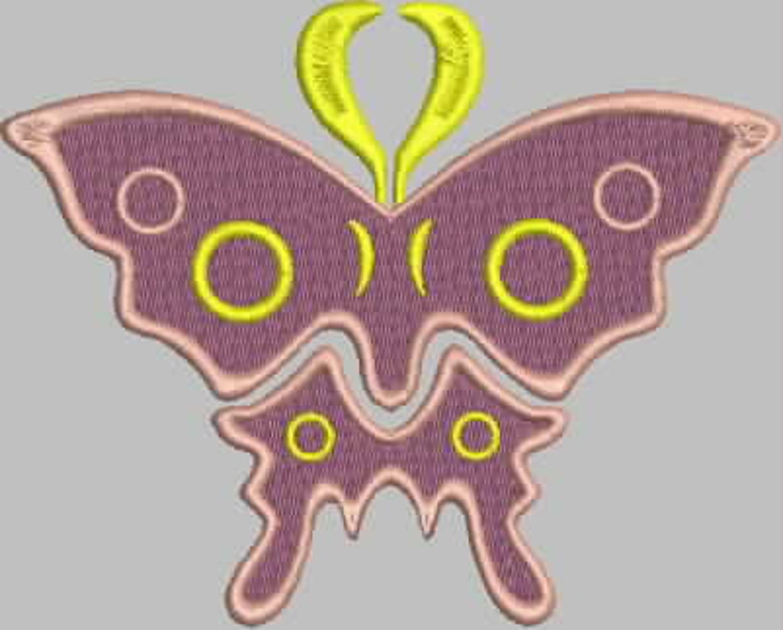 Butterfly Machine Embroidery Design, 10 Sizes. 10 Formats - Etsy