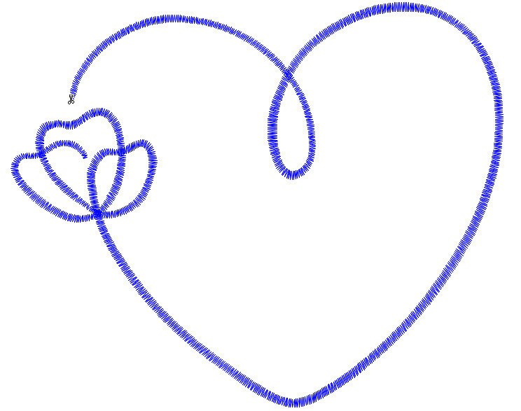 Heart Machine Embroidery Design. 15 Sizes. 10 Formats. Instant - Etsy
