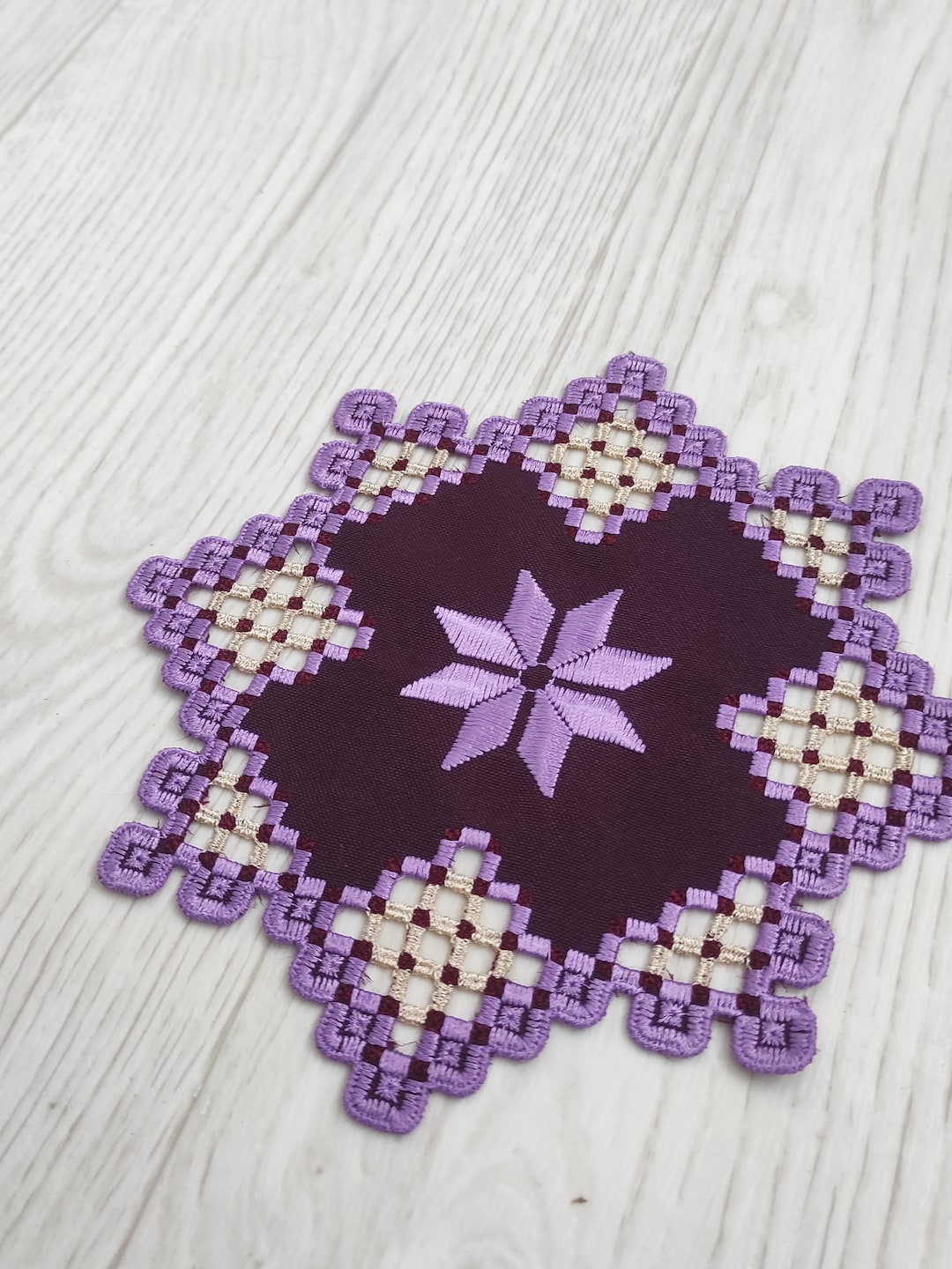 Square Napkin, Doily Hardanger Machine Embroidery Design, Hardanger ...