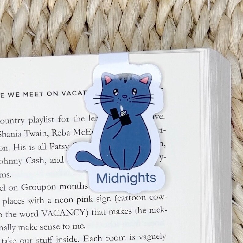 Magnetic Bookmarks Cat Eras Set of 10 - Etsy