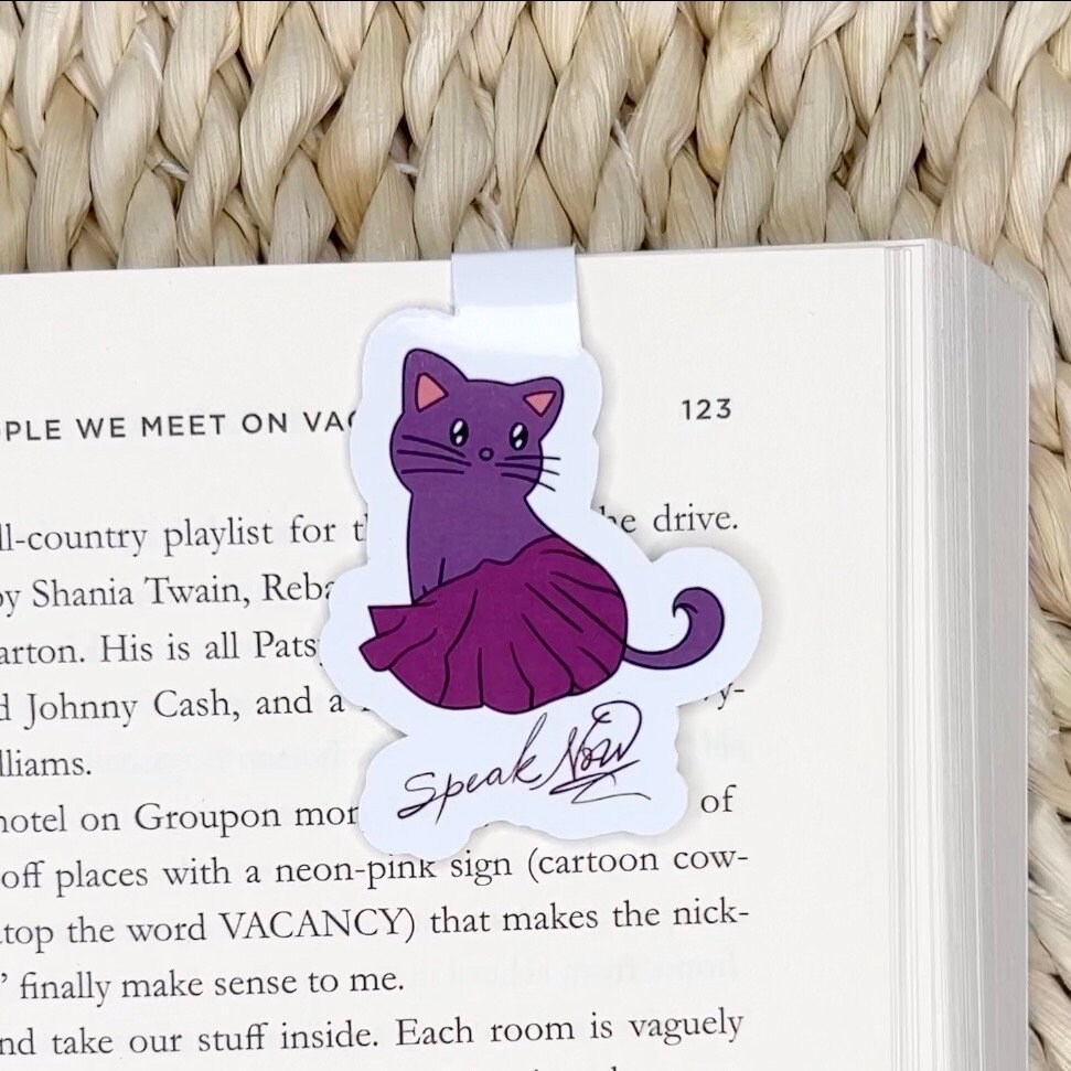 Magnetic Bookmarks Cat Eras Set of 10 - Etsy