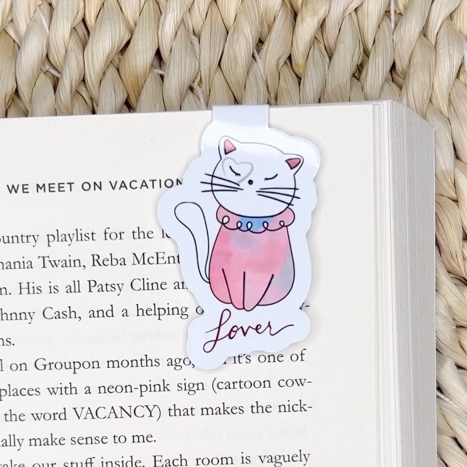 Magnetic Bookmarks Cat Eras Set of 10 - Etsy