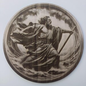 Moses Miracle 3D Illusion Laser Engraving File parting the Red Sea ...