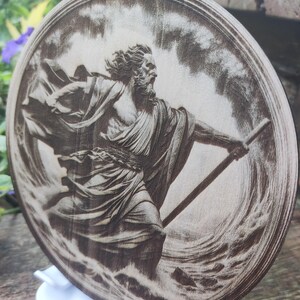 Moses Miracle 3D Illusion Laser Engraving File parting the Red Sea ...