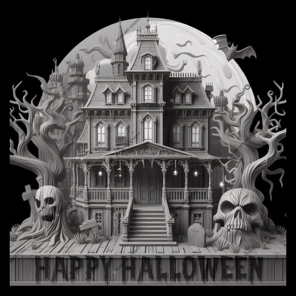 Fanart Predator Bust With Its Hunt Trophies Laser Engraving File, Sci ...